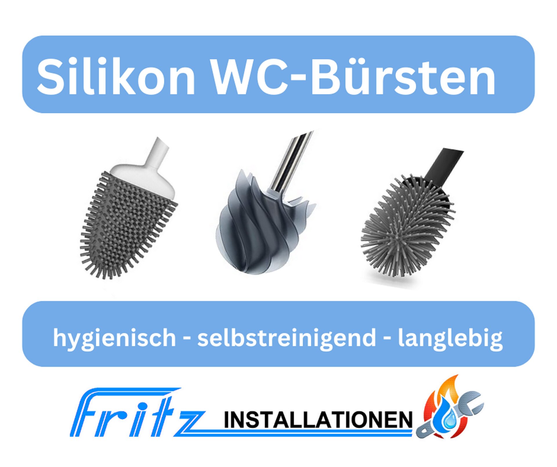 Verwunderlich Silikon Wc Burste Bild